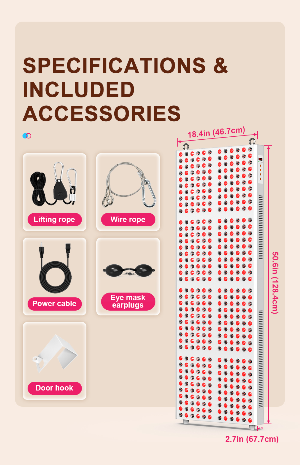 Sale 2400W highpower red panel